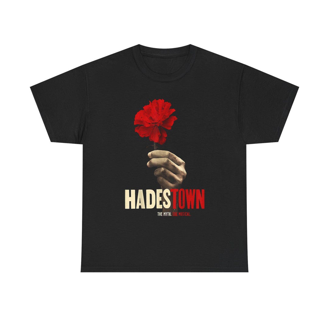 Hadestown Hades Town Broadway Musical Logo Black Blue Tee T-shirt Size ...