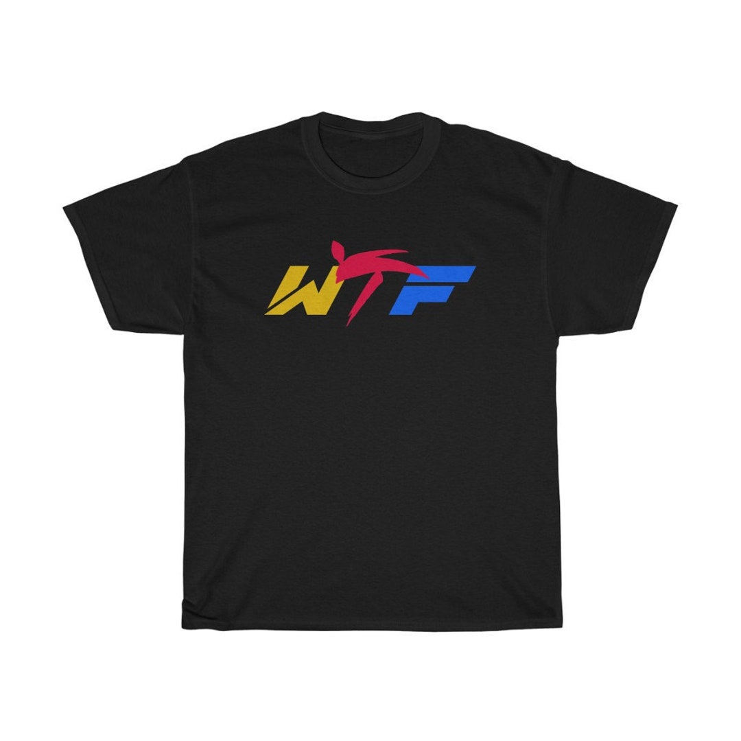 WTF World Taekwondo Federation Kukkiwon Logo Black Whitet-shirt Size S ...