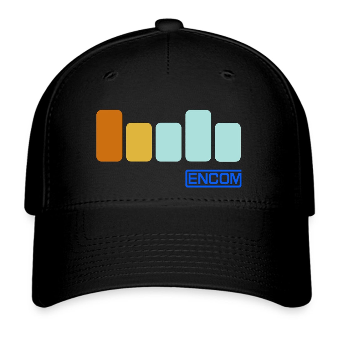 Encom Computer Logo Black Hat Baseball Cap Adult Size - Etsy