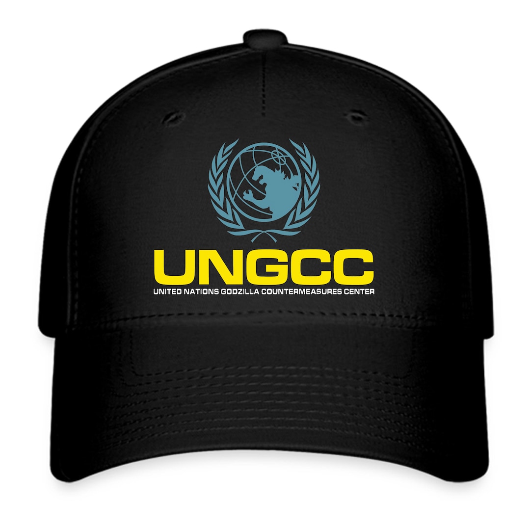 Godzilla Mechagodzilla UNGCC Japan Logo Black Hat Baseball Cap - Etsy