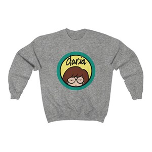 Daria Sick Sad World Logo Sweatshirt Size S to 3XL - Etsy