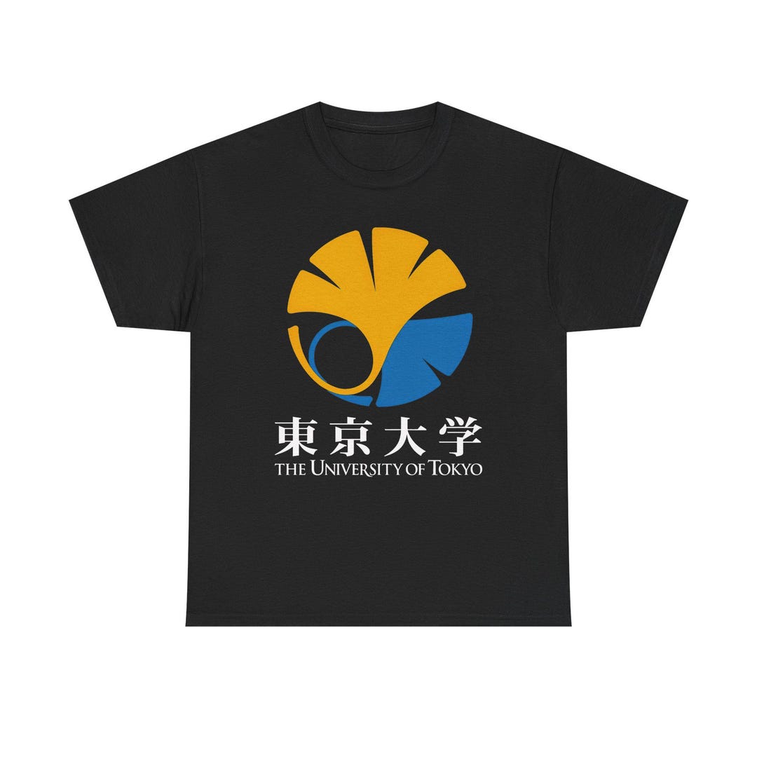 Tokyo University Japan Logo Black Navy Blue Red Tee T-shirt Size S to ...