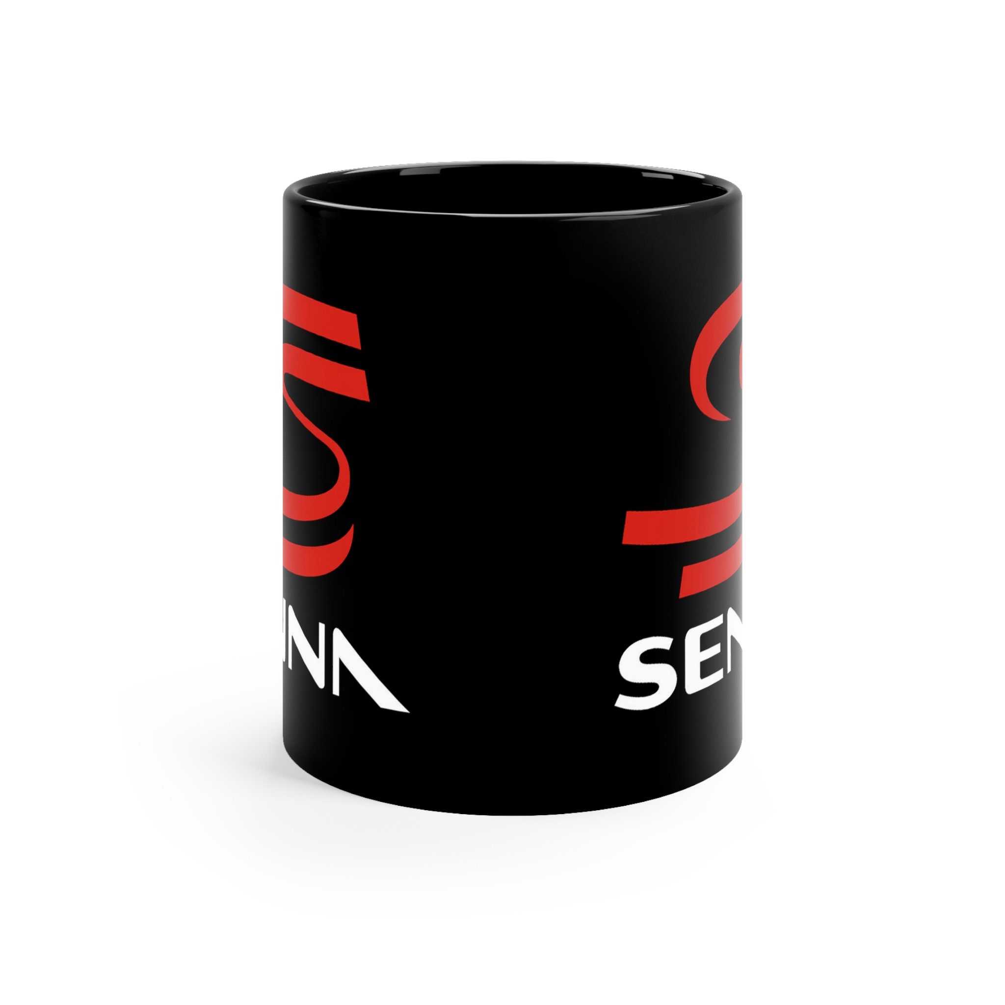 Ayrton Senna Logo Brazilian Racing Legend 11oz Coffee Black Mug - Etsy