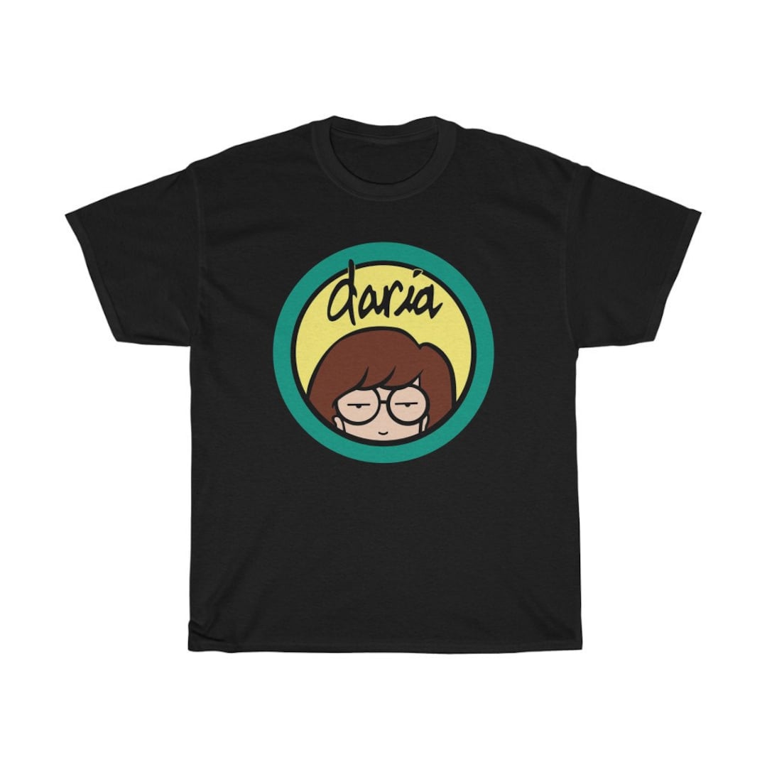 Daria Sick Sad World Logo Black White T-shirt Size S to 5XL - Etsy