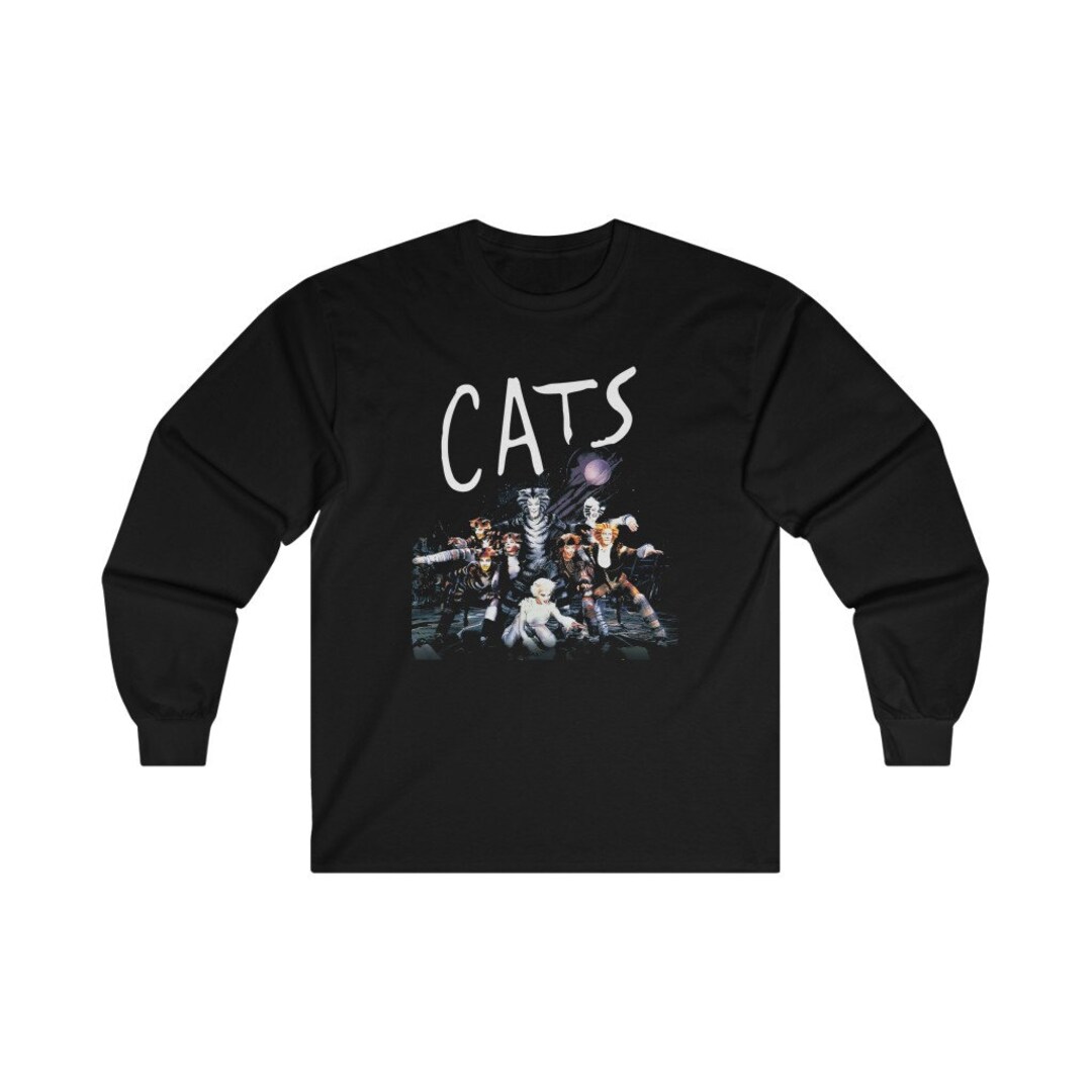 CATS Famous Broadway Musical Black Long Sleeve T-shirt Size S to 2XL - Etsy