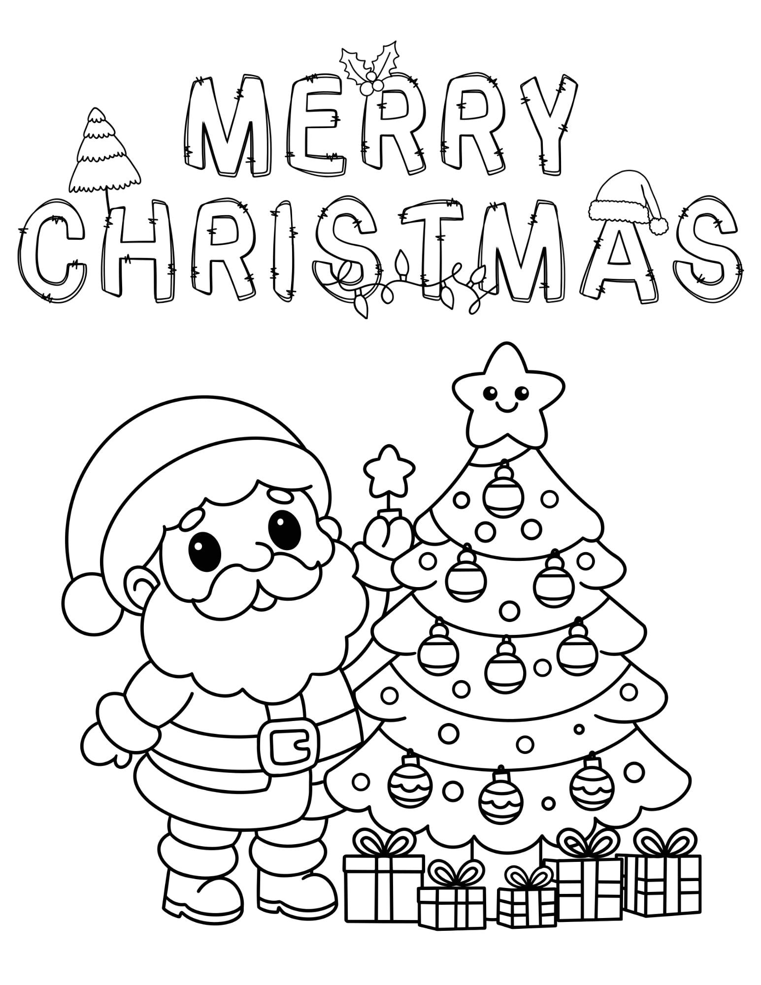 Christmas Coloring Pages- Set 2 - Etsy