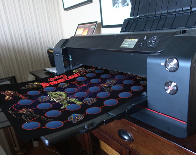 Avengers Printable Potty Training Chart - Etsy