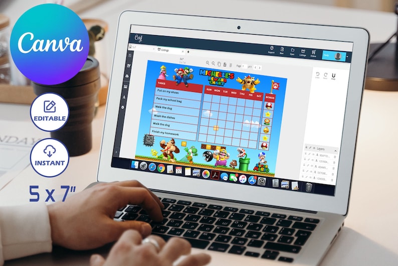 Mario Printable Training Chart, Chore Chart, Reward Chart ...