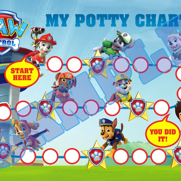 Mario Kart Potty Chart - Etsy