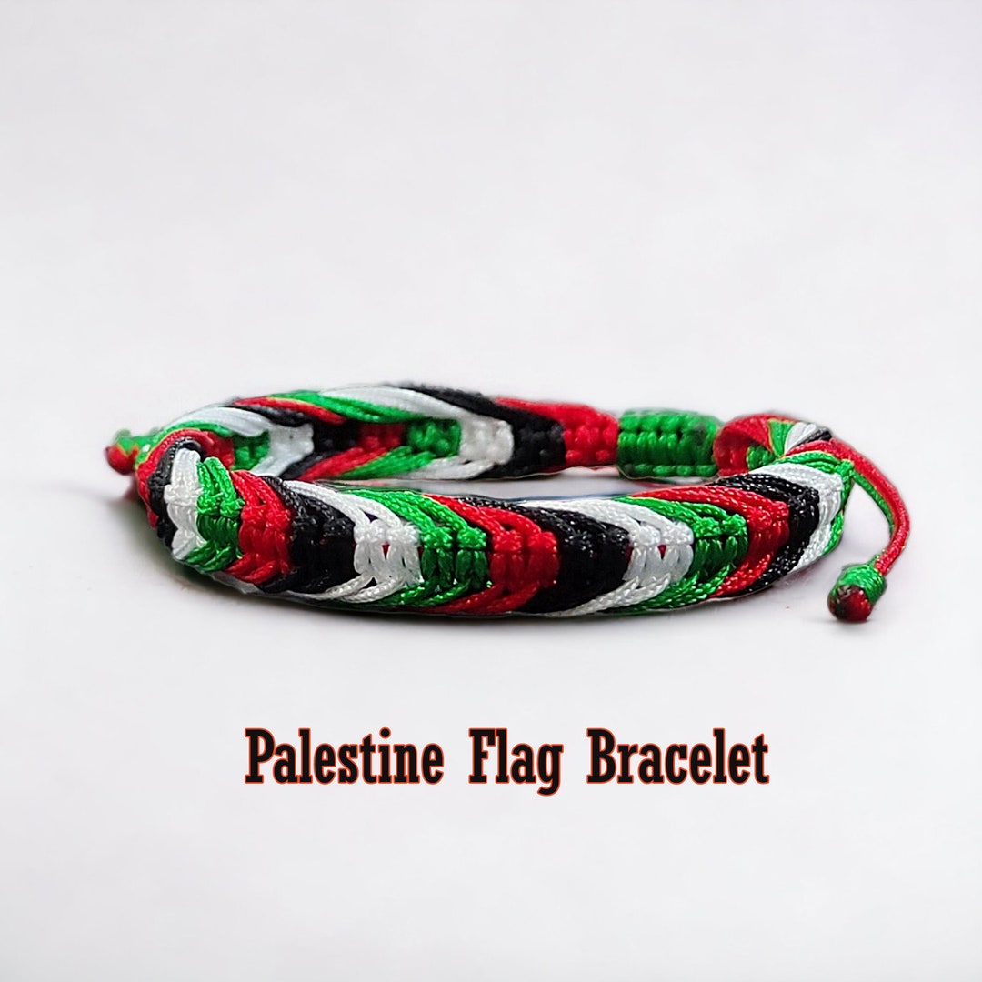 Palestine Bracelet, Palestine Flag Bracelet, Palestine Colored Bracelet ...