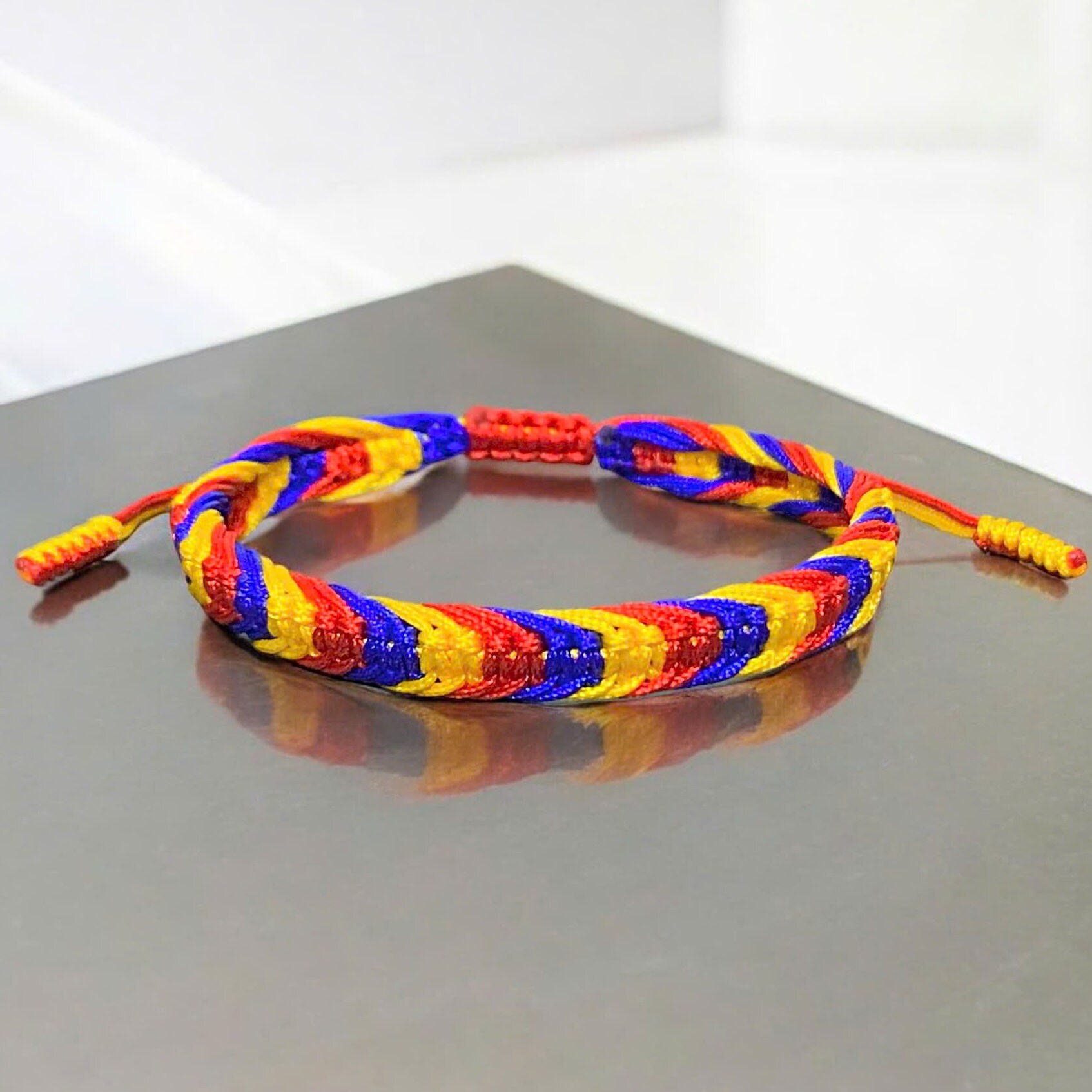 Ecuador Colored Bracelet, Ecuador Pride Bracelet, Patriotic Bracelet ...