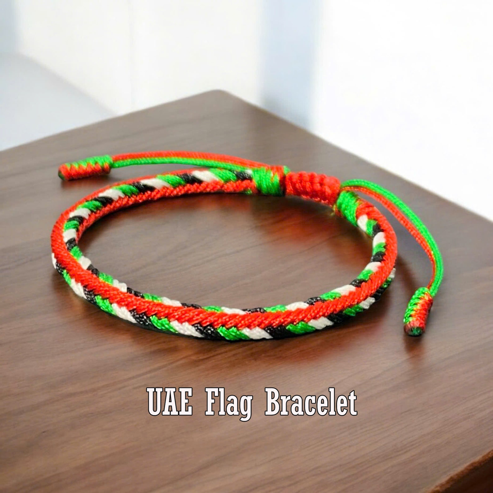 United Arab Emirates Colored Bracelet, UAE Bracelet, UAE Pride Bracelet ...