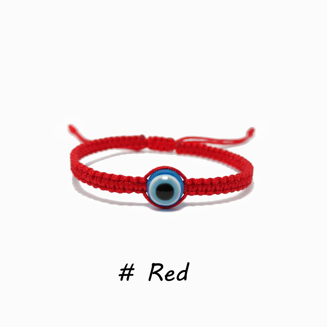 Red String Evil Eye Bracelet,men’s Women’s Evil Eye Bracelet,blue Eye ...