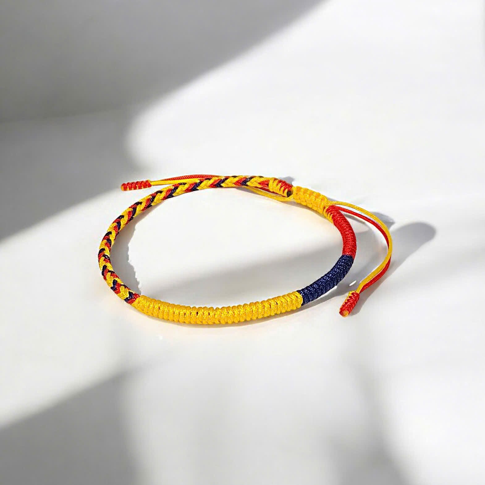 Colombia Flag Bracelet, Colombia Colored Bracelet, Colombia Pride ...