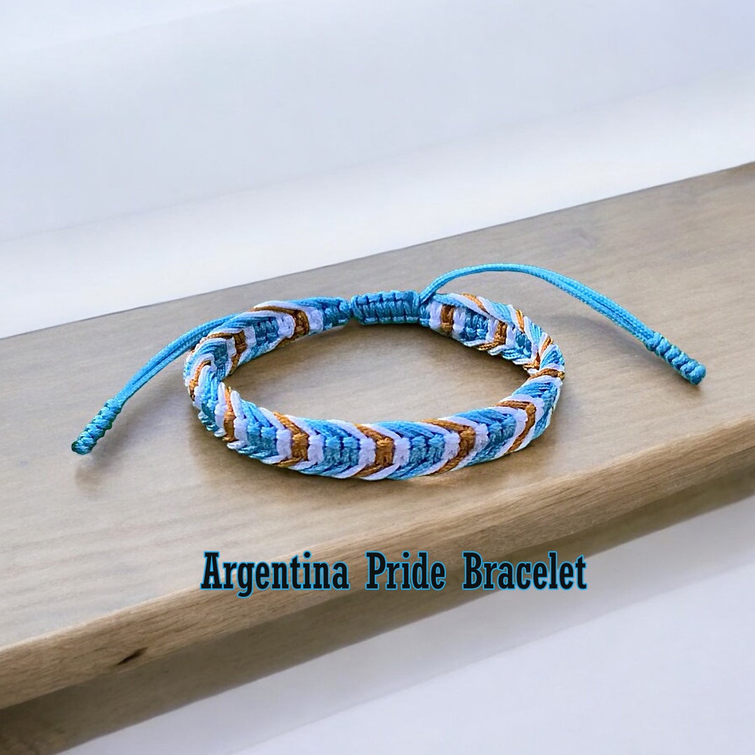 Lionel Messi Bracelet, Leo Messi, Argentina Pride Bracelet, Argentina ...