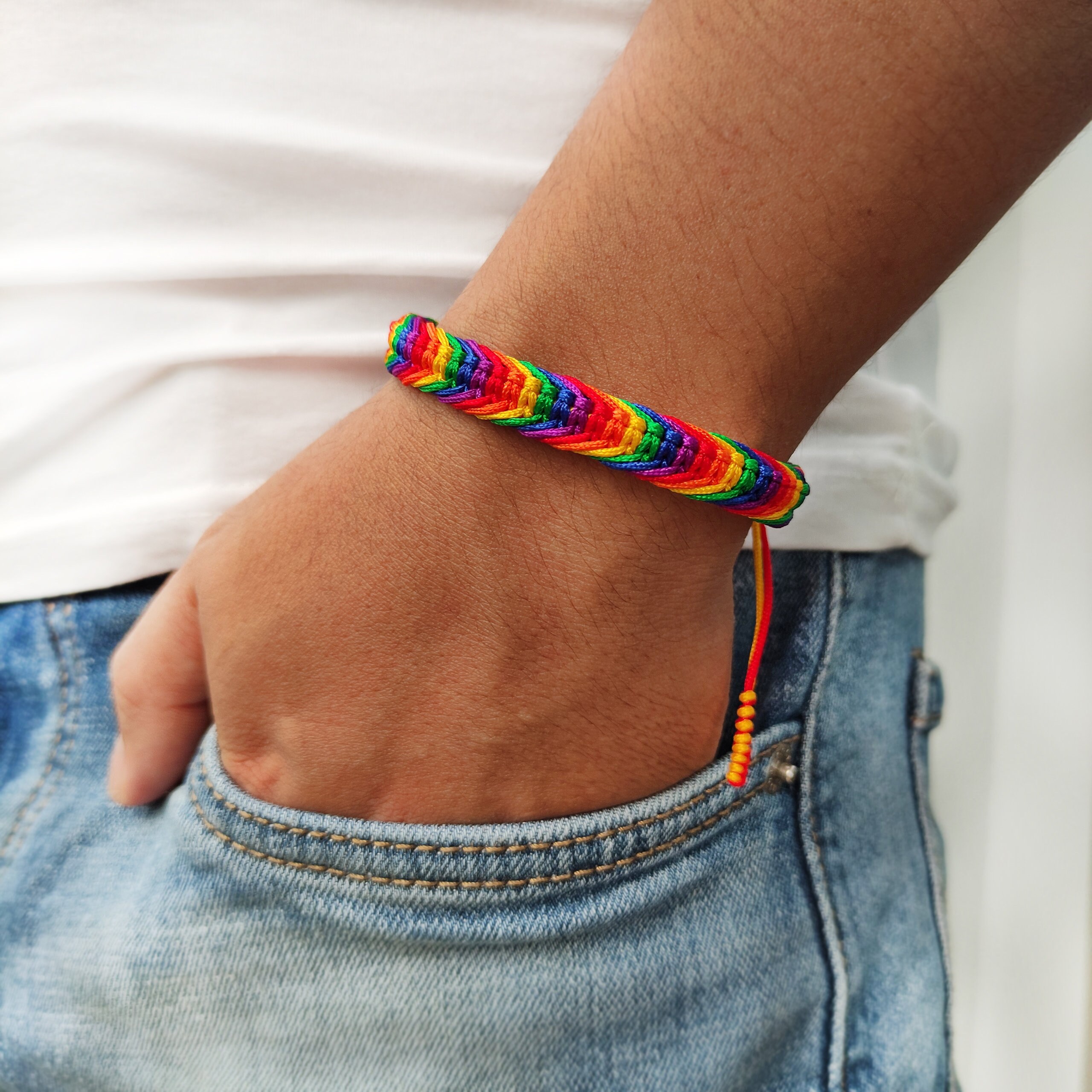 LGBT Pride Bracelet LGBT Bracelet LGBT Colored Bracelet - Etsy
