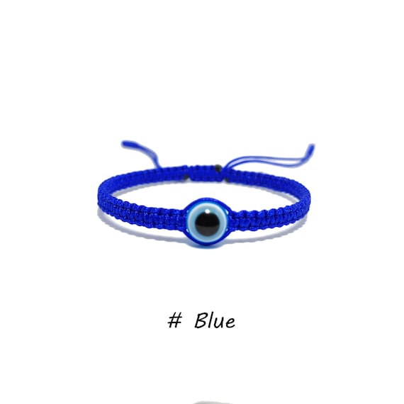 Blue String Evil Eye BraceletMens Womens Evil Eye | Etsy