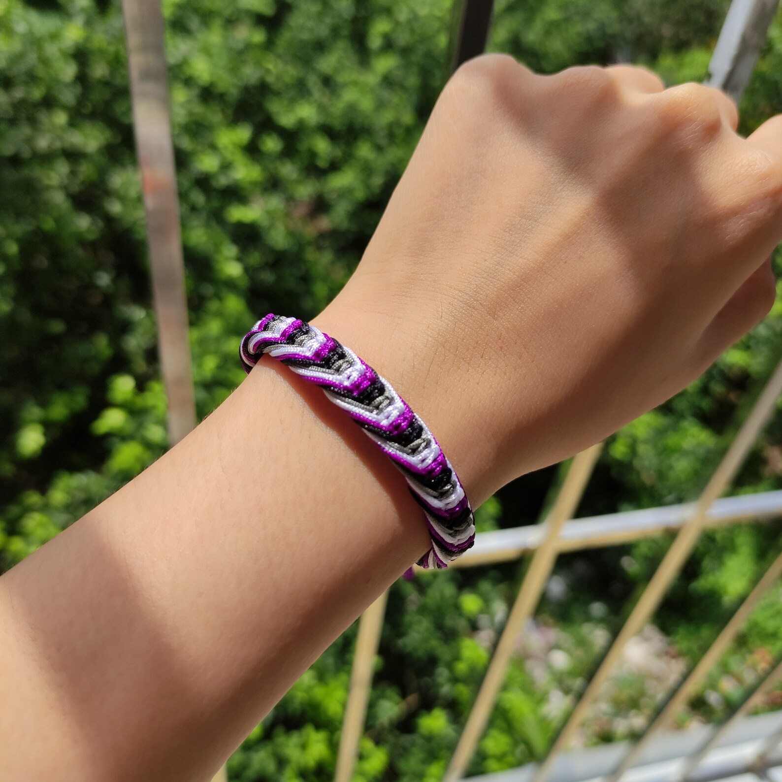 Asexual Pride Bracelet Asexual Colored Bracelet Demisexual | Etsy