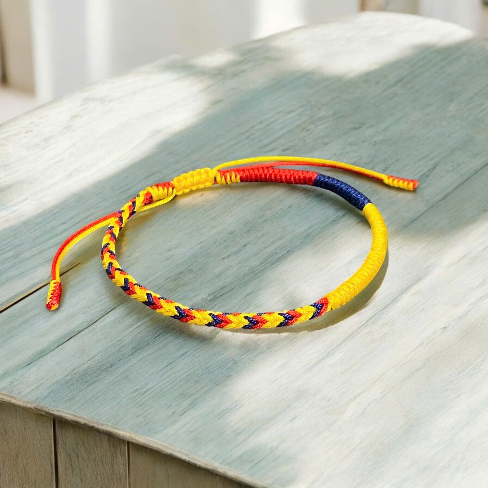 Colombia Flag Bracelet, Colombia Colored Bracelet, Colombia Pride ...