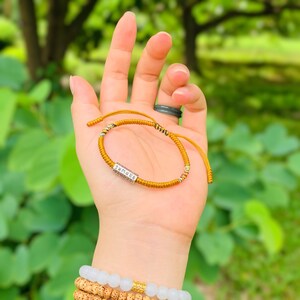 Mantra Om Mani Padme Hum Bracelet, Tibetan Buddhist Handmade Lucky Rope ...