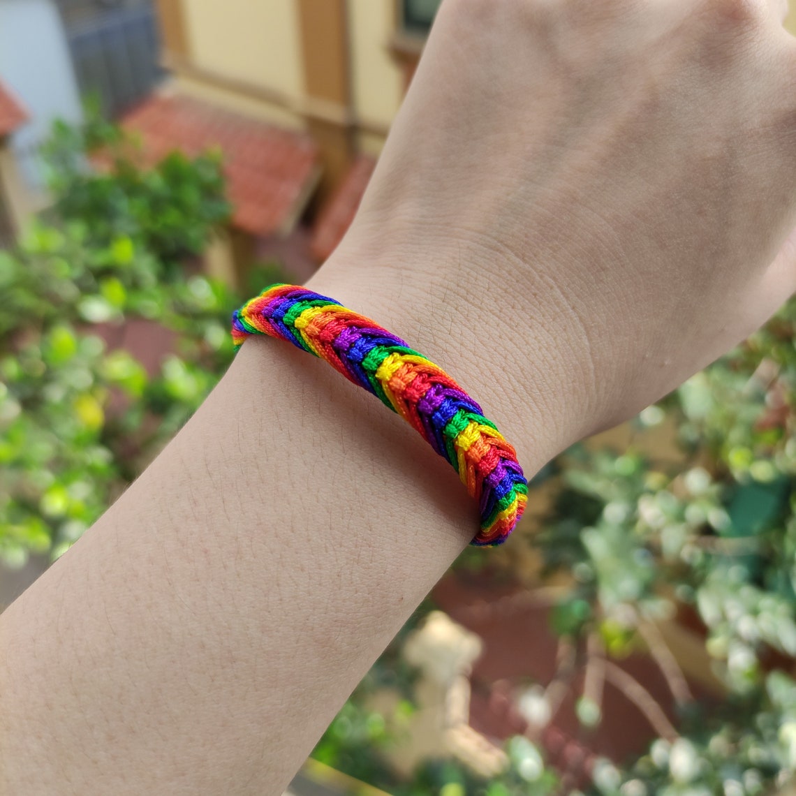 LGBT Pride Bracelet LGBT Bracelet LGBT Colored Bracelet - Etsy
