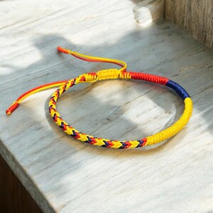 Colombia Flag Bracelet, Colombia Colored Bracelet, Colombia Pride ...