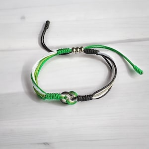 Aromantic Pride Bracelet, Aromantic Flag Bracelet, Aromantic Pride Flag ...