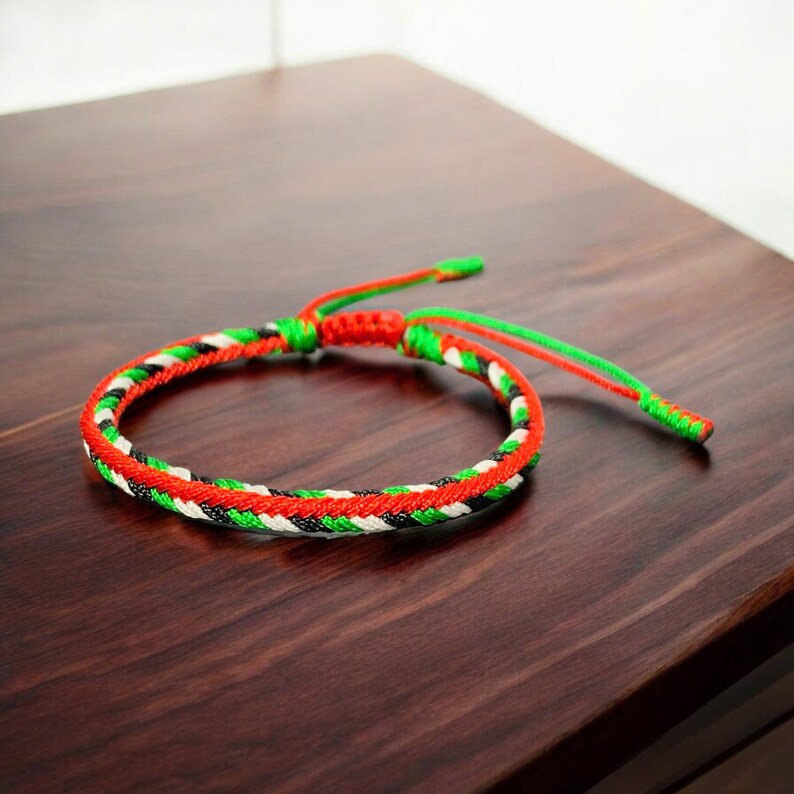 United Arab Emirates Colored Bracelet, UAE Bracelet, UAE Pride Bracelet ...