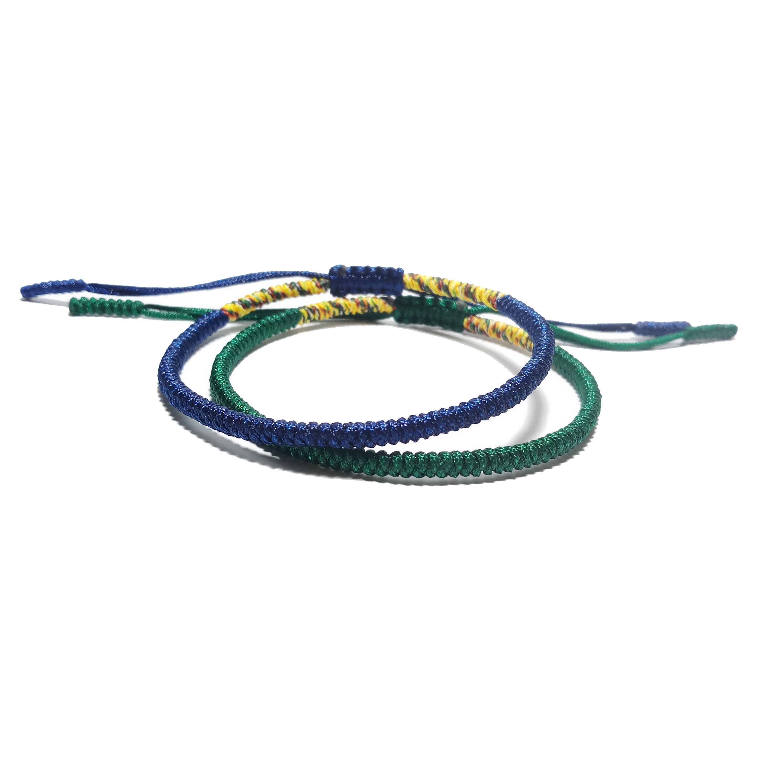 Tibetan Buddhist Handmade Lucky Rope Knots Bracelet Buddhist - Etsy