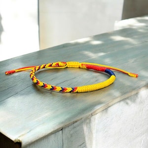 Colombia Flag Bracelet, Colombia Colored Bracelet, Colombia Pride ...