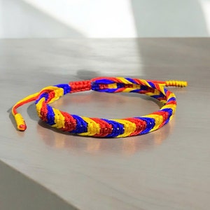 Ecuador Colored Bracelet, Ecuador Pride Bracelet, Patriotic Bracelet ...