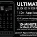 ULTIMATE Black Ios 14 Icon Pack Quick Installation 140 | Etsy