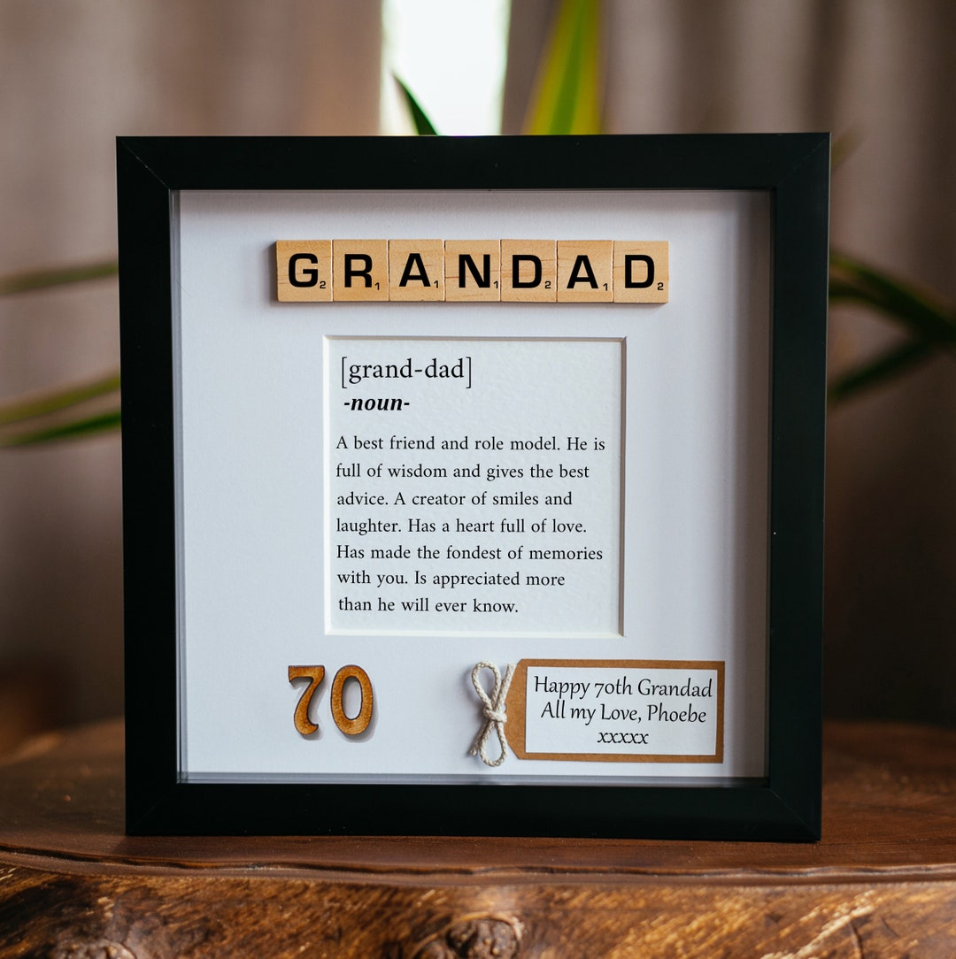 Personalised GRANDAD 60th 65th 70th 75th 80th 85th 90th ANY AGE ...
