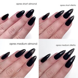 WITCHING HOUR Chrome Press on Nails, Made to Order Hand Painted Set of ...