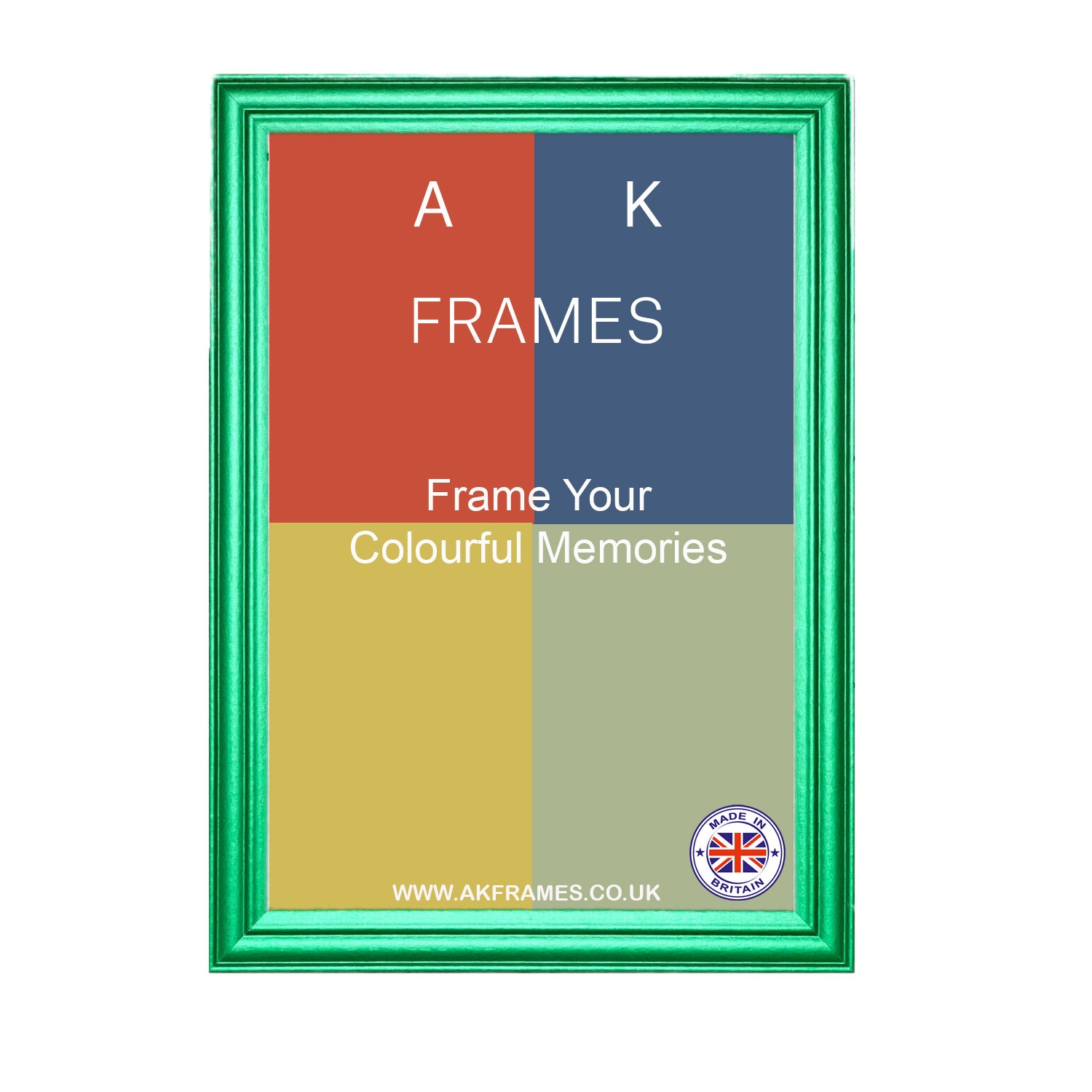 Classic Instagram Shiny Metallic Picture Frames Red Green Blue | Etsy