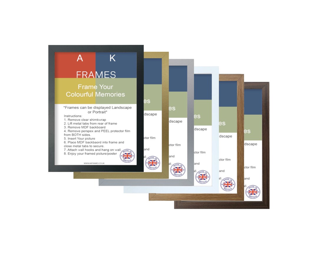 Bespoke MODERN THIN FRAMES-15X5, 16X14 , 50X11 - Etsy