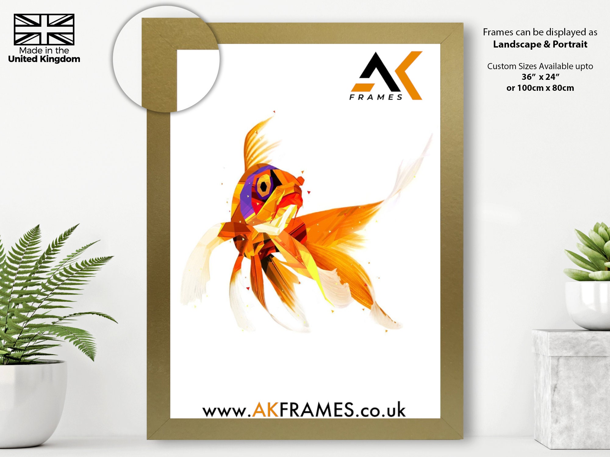 Picture Frames for Art Handmade in UK Picture Frame for - Etsy UK