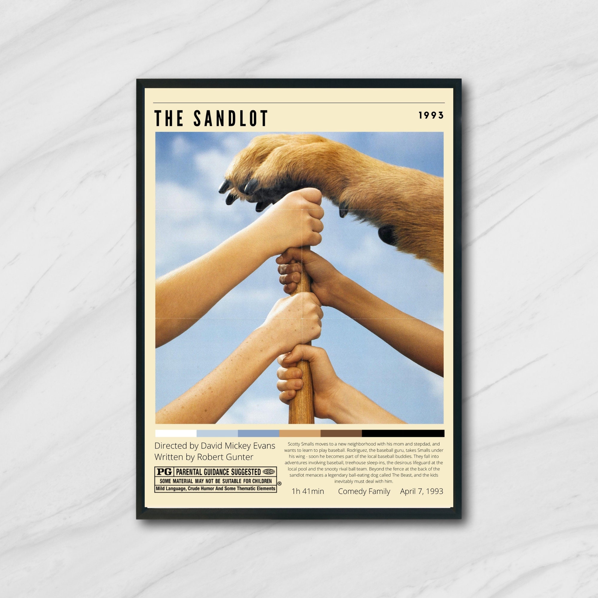 The Sandlot Movie Poster - Digital Download - "8x10" Inches - Etsy