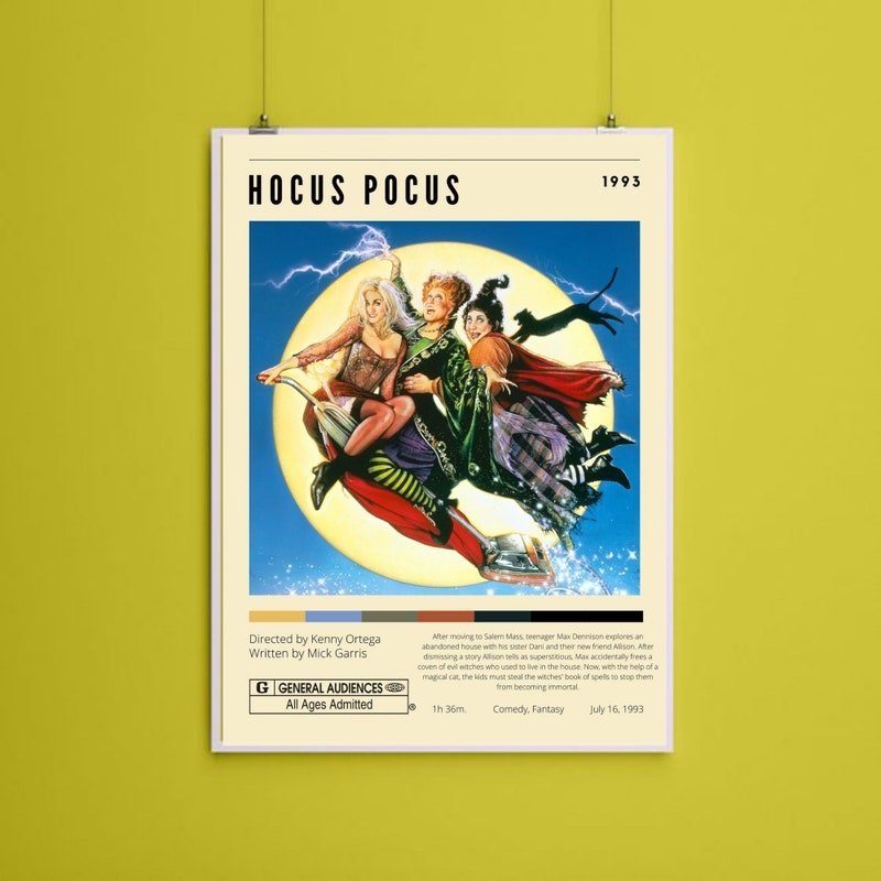 Hocus Pocu Poster - Etsy