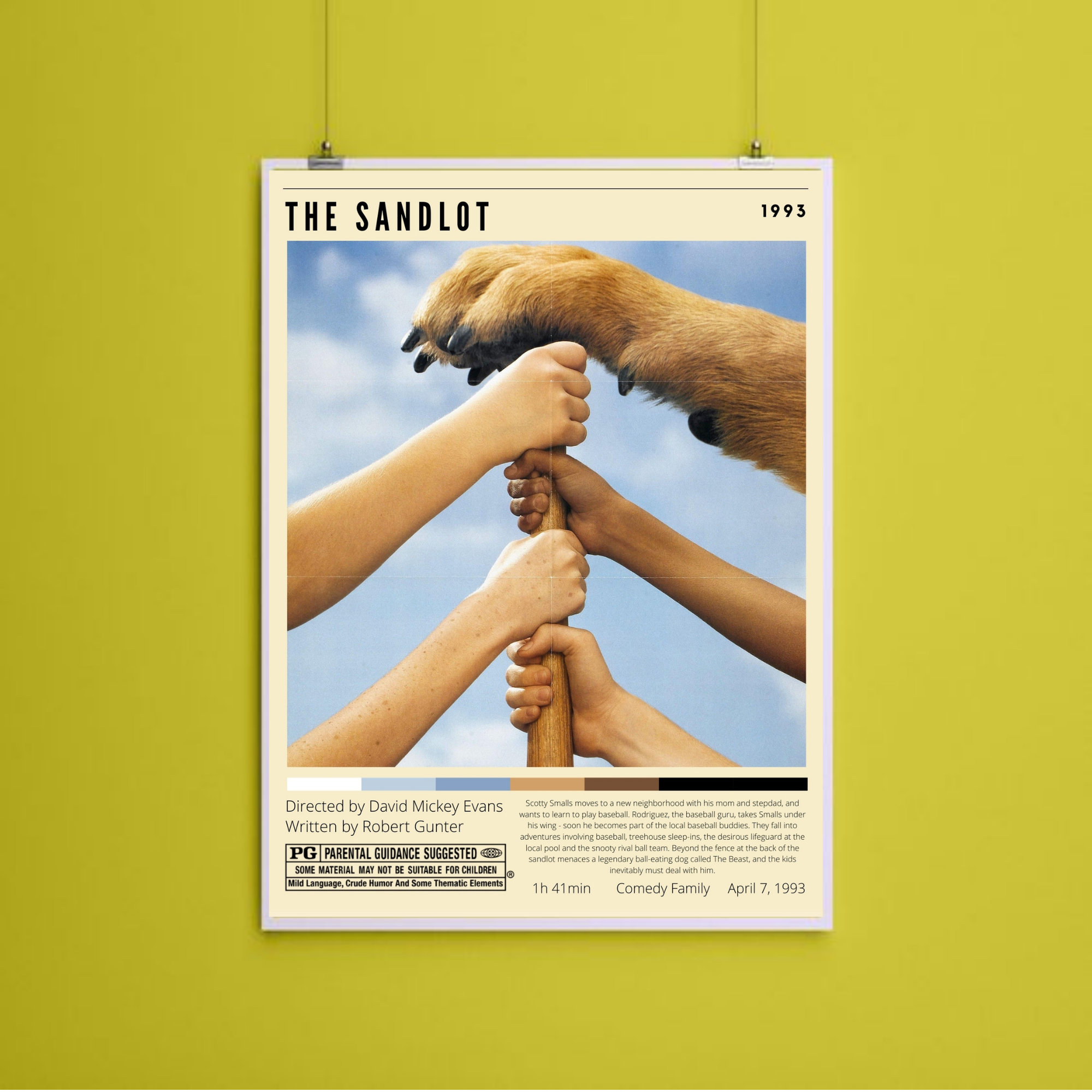 The Sandlot Movie Poster - Digital Download - "8x10" Inches - Etsy