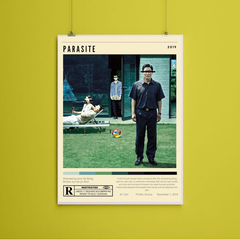 Parasite Movie Poster - DIGITAL DOWNLOAD - "8x10" Inches - Etsy