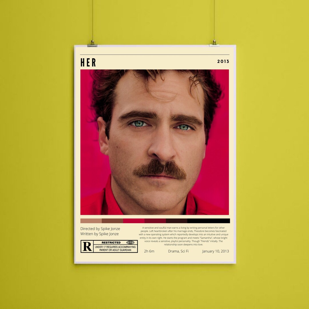 Her Movie Poster - DIGITAL DOWNLOAD - "8x10" Inches - Etsy