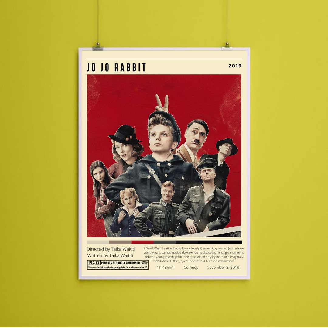Jojo Rabbit Movie Poster - DIGITAL DOWNLOAD - "8x10" Inches - Etsy