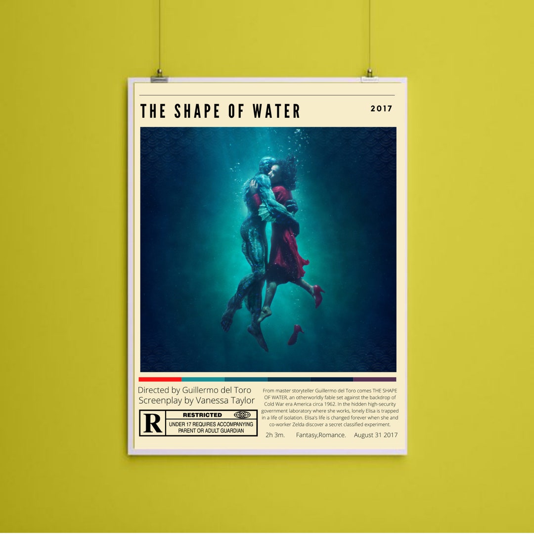 The Shape of Water Movie Poster - DIGITAL DOWNLOAD - "8x10" Inches - Etsy