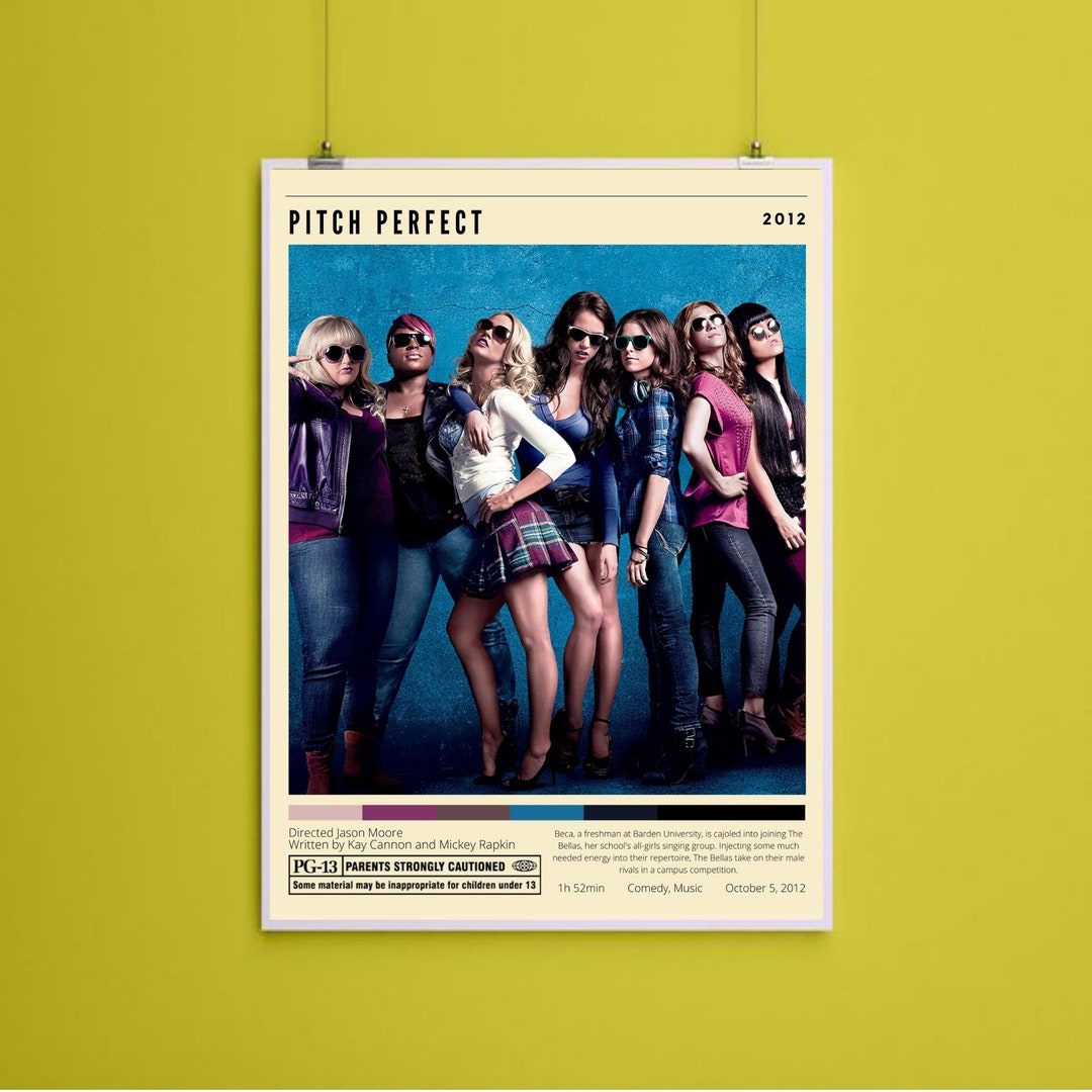 Pitch Perfect Movie Poster - Digital Download - "8x10" Inches - Etsy