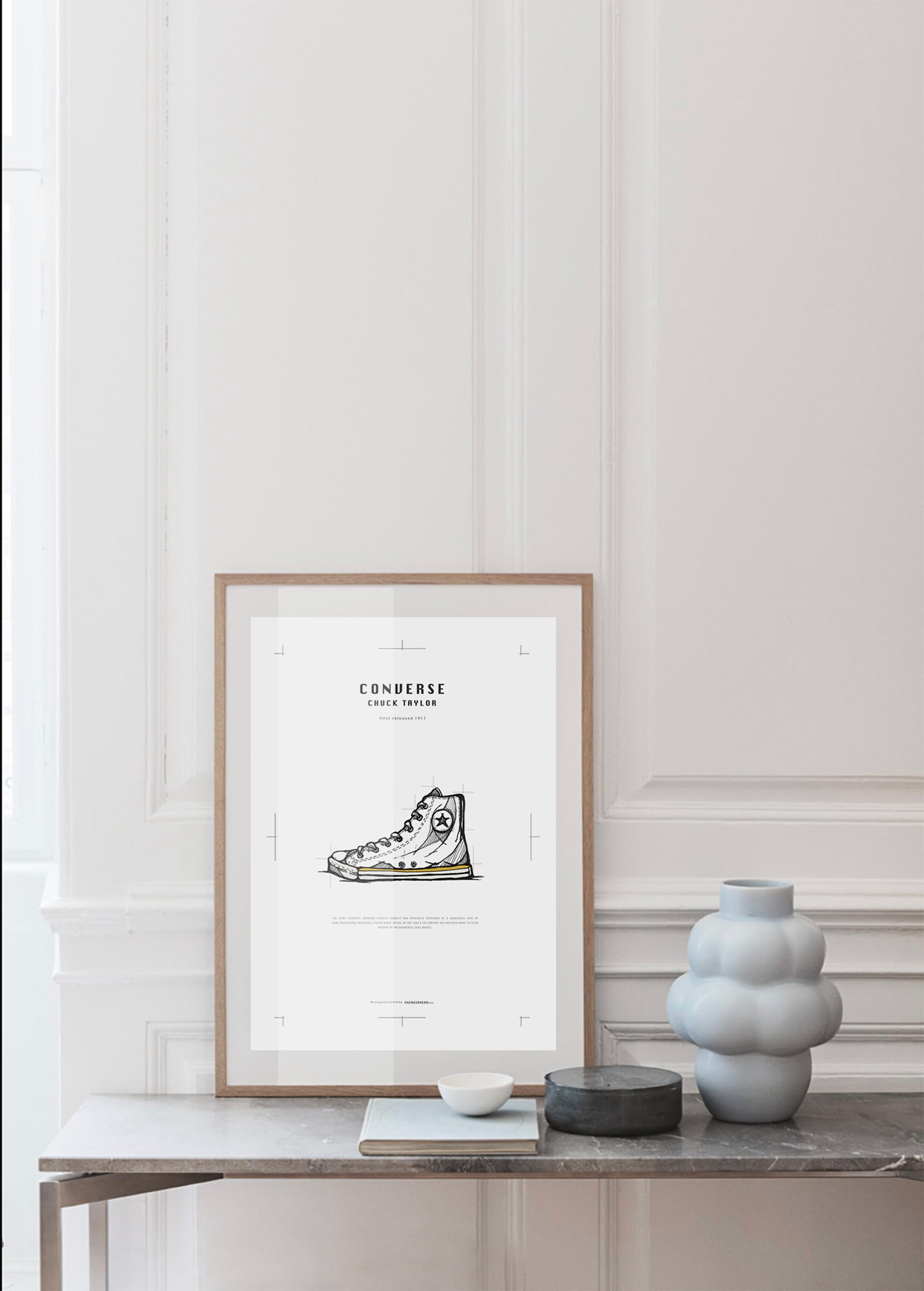 CONVERSE Chuck Taylor | Limited Edition |sneaker Print | Hand Drawn ...