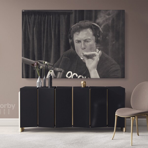Elon Musk Smoking - Etsy