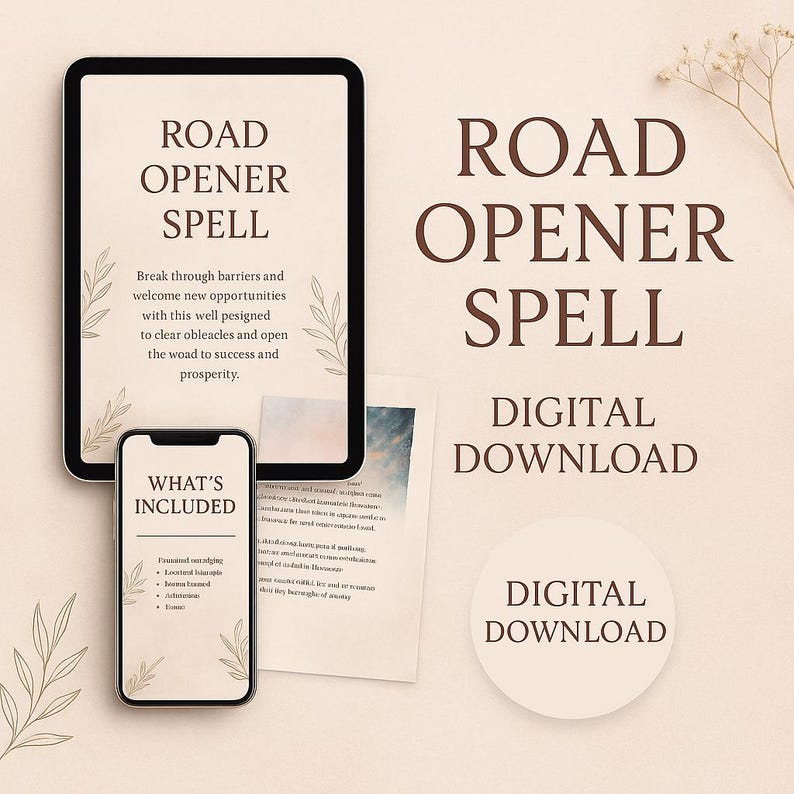 ROAD OPENER RITUAL Digital Download (2026 New Beginnings Spell) - Etsy