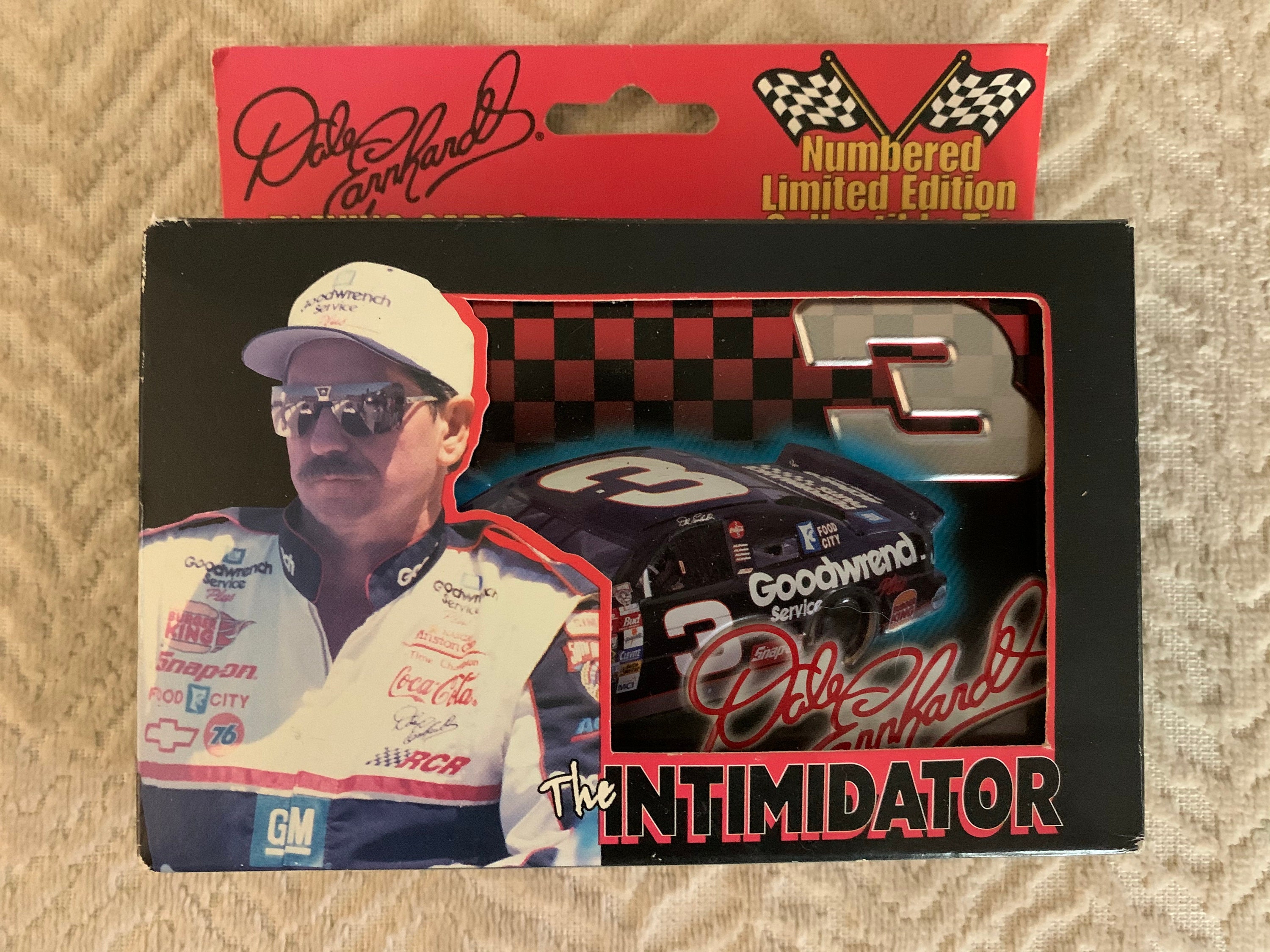 Vintage Dale Earnhardt Playing Cards Numbered Edition Collectible Tin ...