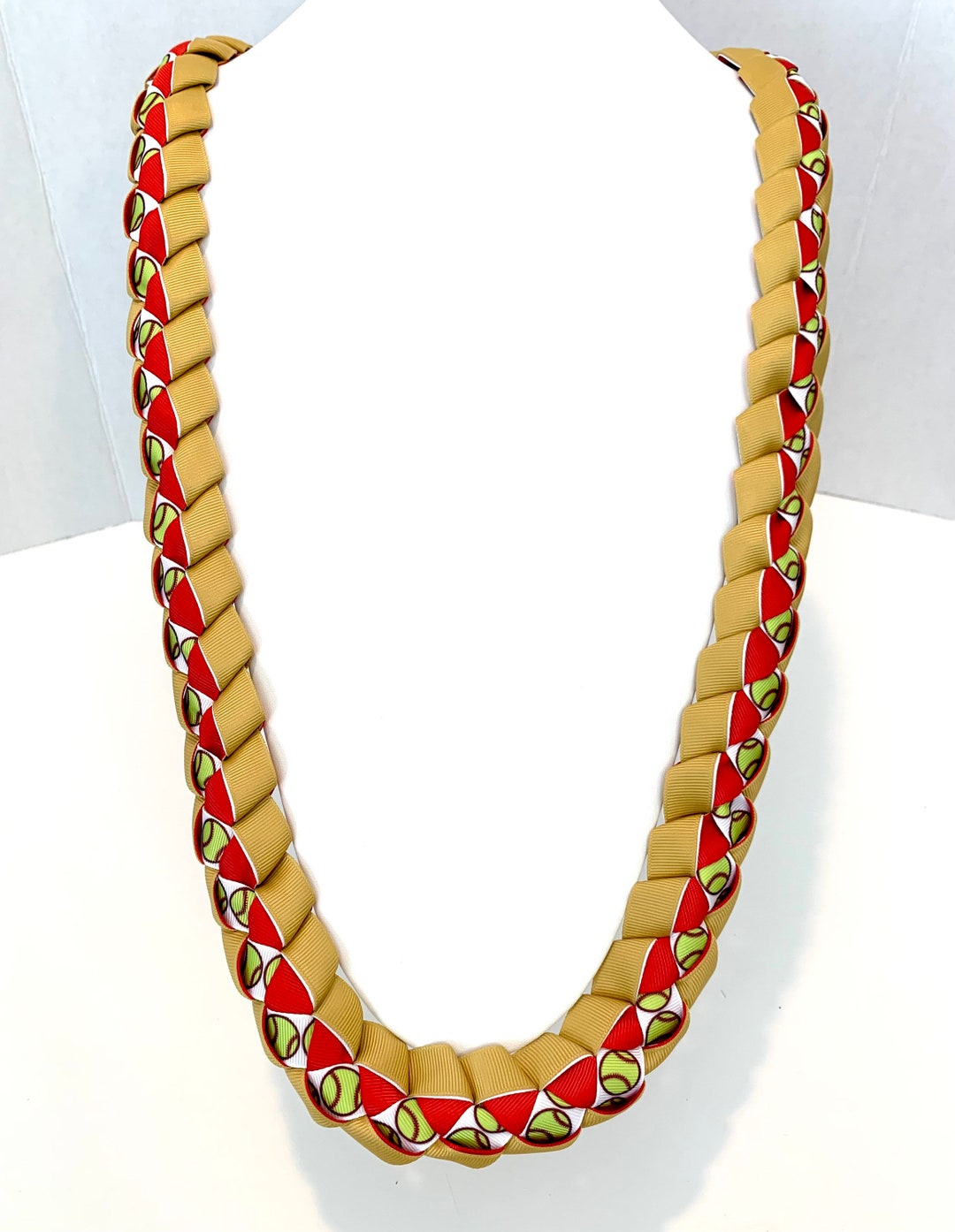 5/8” Softball Ribbon Lei for Graduation, Senior Night, Awards Banquet ...